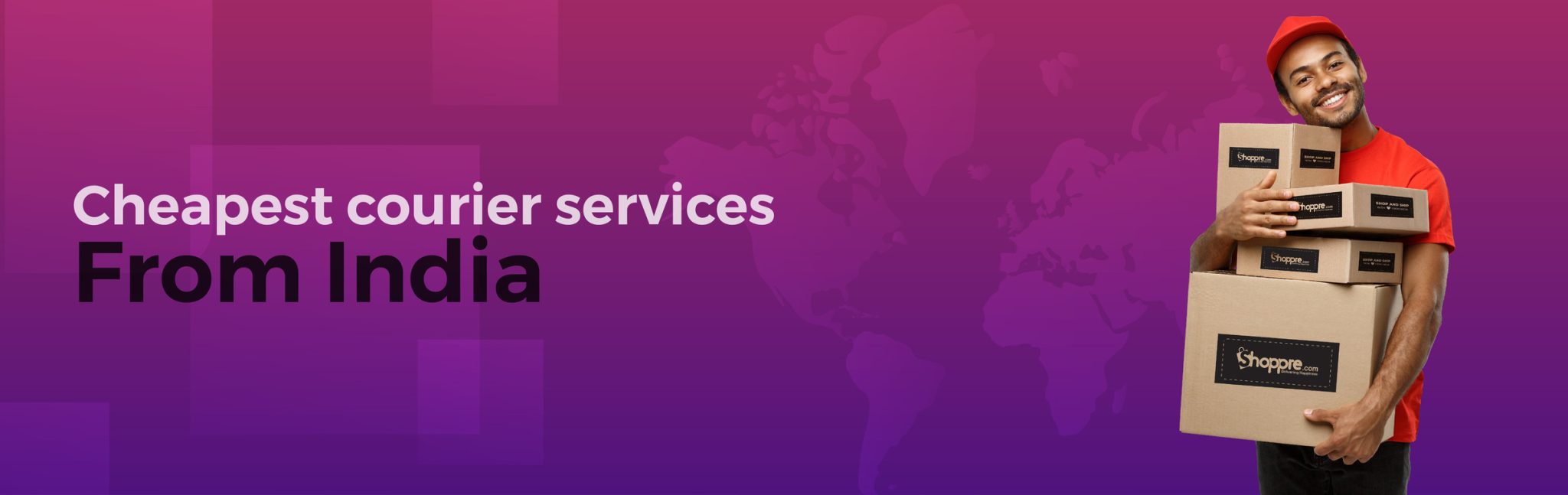 Cheapest courier services from India • Shoppre International Package ...